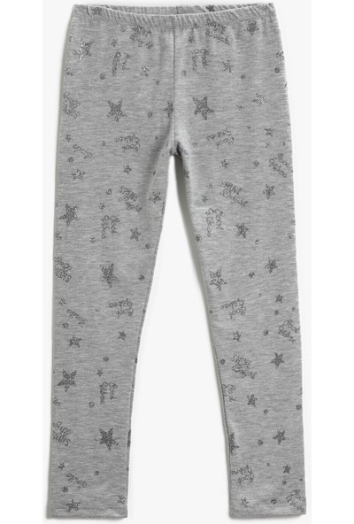 Koton Yıldız Baskılı Tayt