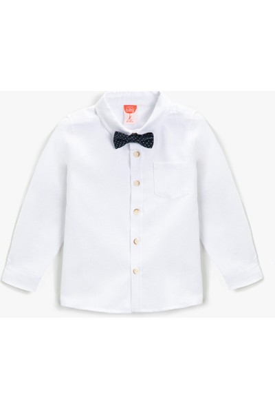 Koton Papyonlu Uzun Kollu Gömlek