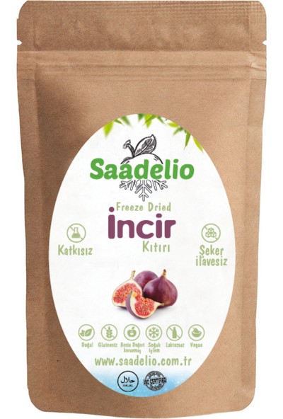 Saadelio Freeze Dried Incir Kıtırı Saadelio Freeze Dried Incir Kıtırı