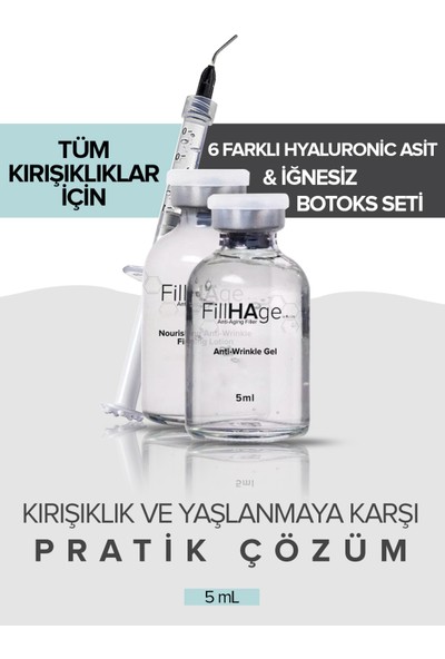 Fillhage Iğnesiz Kırışıklık Karşıtı Jel Set