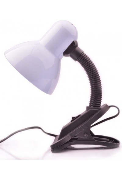 Mobgift Kıskaçlı/mandallı Spiralli Retro Öğrenci Çalışma Masa Lambası (Beyaz) Mobgift Kıskaçlı/mandallı Spiralli Retro Öğrenci Çalışma Masa Lambası (Beyaz)