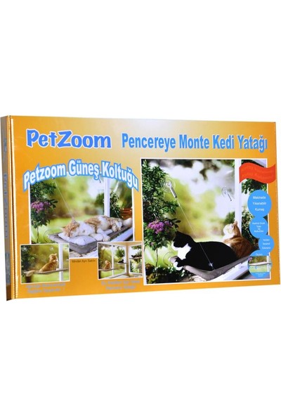 Splendor Sunny Seat Kedi Pencere Yatağı Cama Yapışan Kedi Yatağı