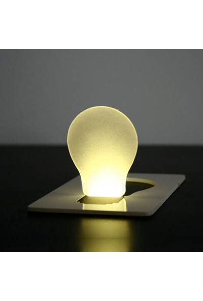 Miss Duru Kredi Kartı Şeklinde Lamba Ampül-