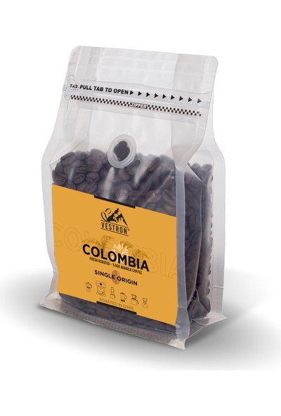 Vestron Colombia Supremo Yöresel Çekirdek Filtre Kahve 250 gr Vestron Colombia Supremo Yöresel Çekirdek Filtre Kahve 250 gr