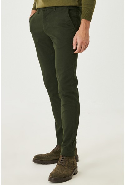 Altınyıldız Classics Slim Fit Dar Kesim Yan Cep Chino Pantolon