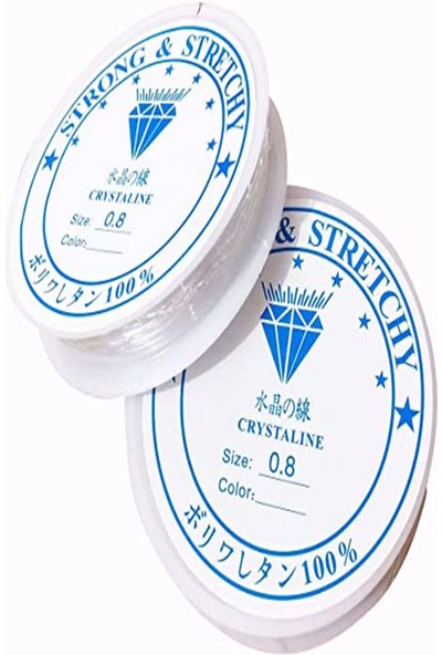 E-Sanat Evi Şeffaf Lastik Esnek Misina 5 Metre