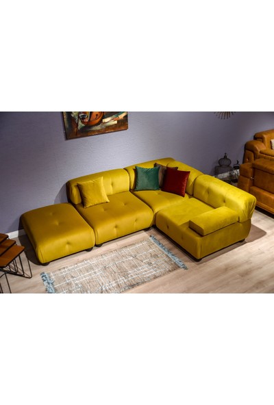 Dekorbizden Sando L Köşe Koltuk Takımı Dekorbizden Sando L Köşe Koltuk Takımı