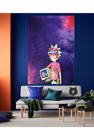 Tuengi Store Rick And Morty Rick Duvar Örtüsü
