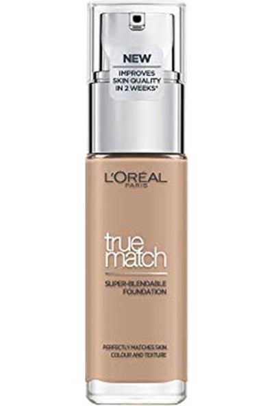 L'oréal Paris True Match Bakım Yapan Fondöten 3r Rose BeigeFondöten L'oréal Paris True Match Bakım Yapan Fondöten 3r Rose BeigeFondöten