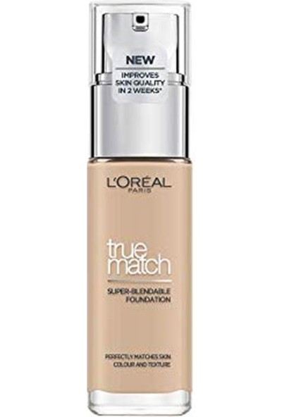 Loreal Paris L'oréal Paris True Match Bakım Yapan Fondöten 2r Rose Vanilla, 30 ml Fondöten