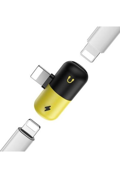As Elektronik Lightning Splitter 2in1 Şarj ve Kulaklık Çevirici As Elektronik Lightning Splitter 2in1 Şarj ve Kulaklık Çevirici