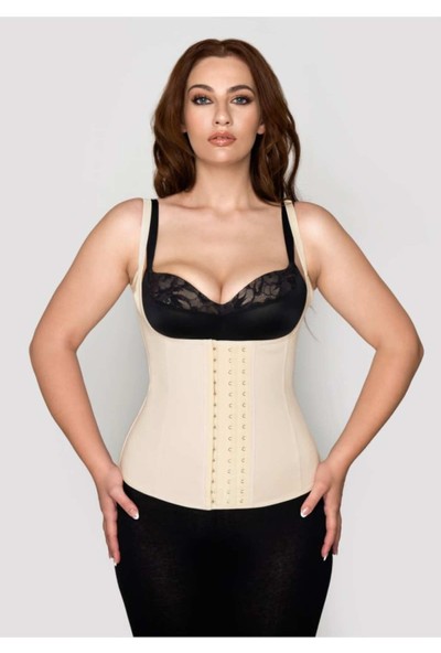 marketimgel Askılı Latex Göbek Korsesi Premium