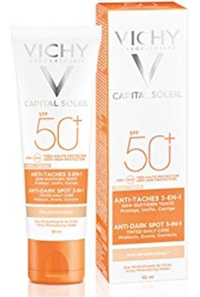 Vichy Capital Soleil Çok Yüksek Korumalı Leke Karşıtı Yüz Kremi Spf 50+ 1 Paket(1 x 50 Ml) Vichy Capital Soleil Çok Yüksek Korumalı Leke Karşıtı Yüz Kremi Spf 50+ 1 Paket(1 x 50 Ml)