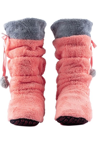 Nicoletta Somon-Gri Kadın Panduf Bot Ses Yapmayan Taban