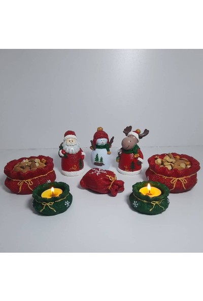 Atölye Tahtakurusu Kırmızı Yılbaşı Temalı Çerezlik