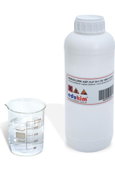 Edukim Hidroklorik Asit %37 D=1.19 1000 ml Amb. Edukim Hidroklorik Asit %37 D=1.19 1000 ml Amb.