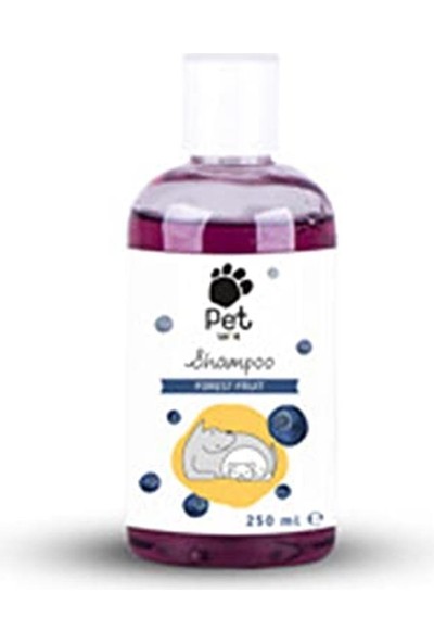 Pet Love Pet Love-Orman Meyveli Özlü Kedi ve Köpek Şampuanı 250 ml BordoŞampuan