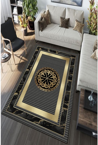 Woolly Halı Göbekli Gold Geçişli Halı WL1192 Woolly Halı Göbekli Gold Geçişli Halı WL1192