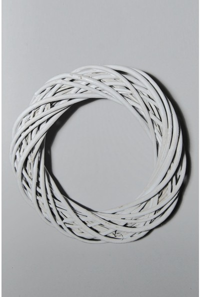 Lilac Home Beyaz Bambu Halka Boş Kapı Çelengi Lilac Home Beyaz Bambu Halka Boş Kapı Çelengi