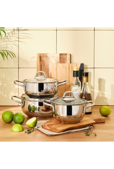 Emsan Kilyos 6 Parça Midi Tencere Seti
