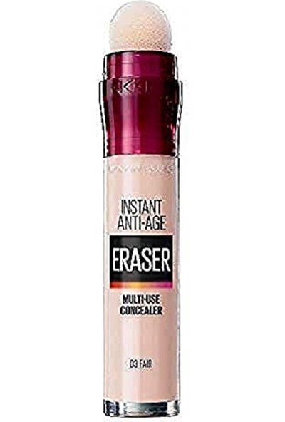 Maybelline New York Instant Anti Age Eraser Kapatıcı, 03 Fair, 6.8 mlKapatıcı Maybelline New York Instant Anti Age Eraser Kapatıcı, 03 Fair, 6.8 mlKapatıcı