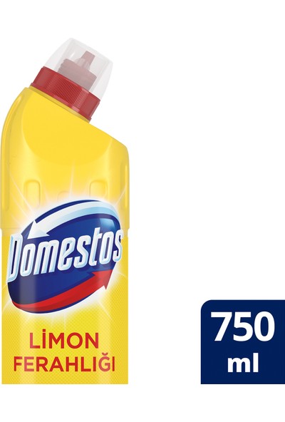 Domestos Limon Ferahlığı Yoğun Kıvamlı Çamaşır Suyu 750 ML Domestos Limon Ferahlığı Yoğun Kıvamlı Çamaşır Suyu 750 ML