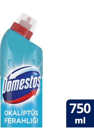 Domestos Okaliptüs Ferahlığı Yoğun Kıvamlı Çamaşır Suyu 750 ML Domestos Okaliptüs Ferahlığı Yoğun Kıvamlı Çamaşır Suyu 750 ML