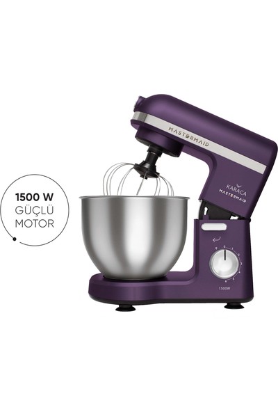 Karaca Mastermaid Chef Stand Mikser Grape Purple 1500W 5 Lt Karaca Mastermaid Chef Stand Mikser Grape Purple 1500W 5 Lt
