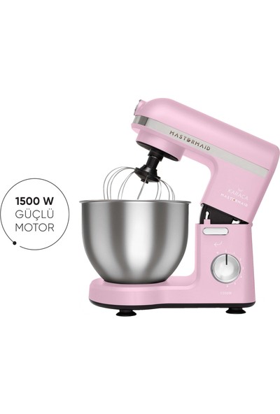 Karaca Mastermaid Chef Stand Mikser Pink 1500W 5 Lt