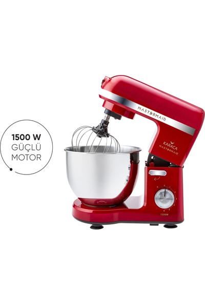 Karaca Mastermaid Chef Stand Mikser Rouge Red 1500W 5 Lt Karaca Mastermaid Chef Stand Mikser Rouge Red 1500W 5 Lt