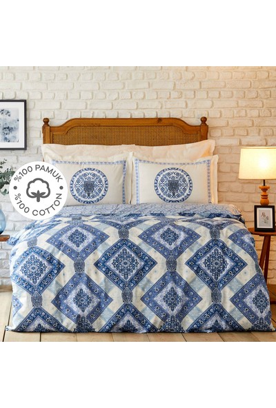 Karaca Home Levni %100 Pamuk Çift Kişilik Nevresim Takımı