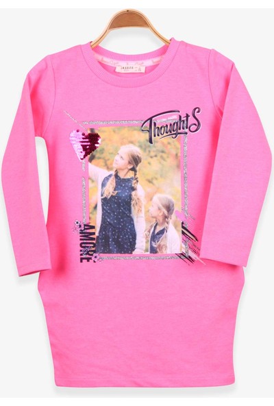 Breeze Kız Çocuk Tunik Baskılı Nakışlı Neon Pembe (5-10 Yaş) Breeze Kız Çocuk Tunik Baskılı Nakışlı Neon Pembe (5-10 Yaş)