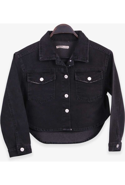 Breeze Kız Çocuk Kot Ceket Siyah (11-14 Yaş)