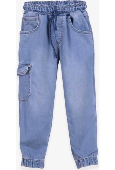 Breeze Erkek Çocuk Kot Pantolon Jogger Mavi (5-9 Yaş)
