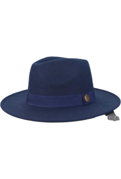 The Fashlook Lacivert Fötr Şapka