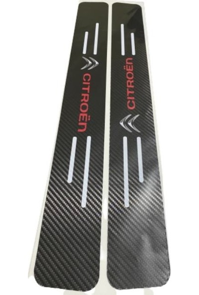 Hld Citroen 4 Parça Lüks Görünüm Karbon Eşik Koruması Hld Citroen 4 Parça Lüks Görünüm Karbon Eşik Koruması