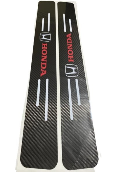 Hld Honda 4 Parça Lüks Görünüm Karbon Eşik Koruması