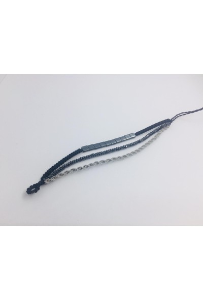 Atölye Lilith Makrome Örgülü Hematit Bileklik