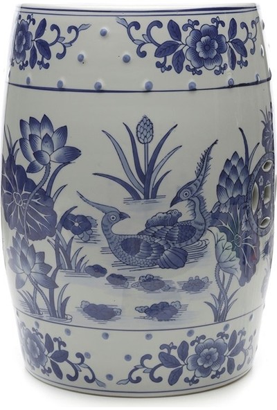 Yargıcı El Yapımı Seramik Tabure 36 x 45 cm