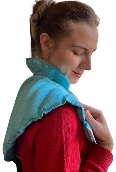 Lapenta Çavdarlı Aromatik Yakalı Omuz Yastığı Turkuaz Lapenta Çavdarlı Aromatik Yakalı Omuz Yastığı Turkuaz