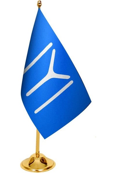 Saturndesign Masaüstü Kayı Boyu Bayrağı + Pirinç Direk Masa Bayrak Seti Saturndesign Masaüstü Kayı Boyu Bayrağı + Pirinç Direk Masa Bayrak Seti