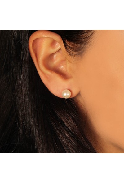 Adil Idil Kuyumculuk Incili Fix Küpe