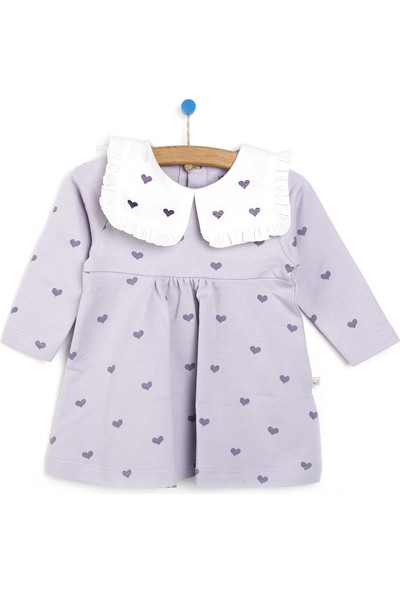 For My Baby My Heart Yaka Detaylı Elbise