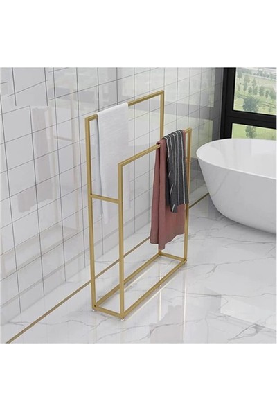 Merzana Jammy Gold Metal Havluluk Banyo Havlu Askısı Merzana Jammy Gold Metal Havluluk Banyo Havlu Askısı