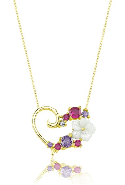 Mia Vento Aşk Senfonisi Manolya Çiçeği Gold Renk Flowers Gümüş Kolye Mia Vento Aşk Senfonisi Manolya Çiçeği Gold Renk Flowers Gümüş Kolye