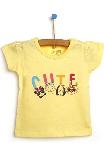 Hello Baby Hellobaby Basic Kız Bebek Tshirt