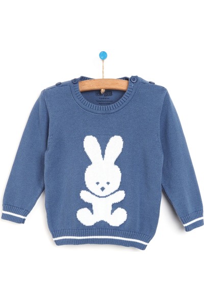 Hello Baby Hellobaby Basic Erkek Bebek Düğmeli Kazak