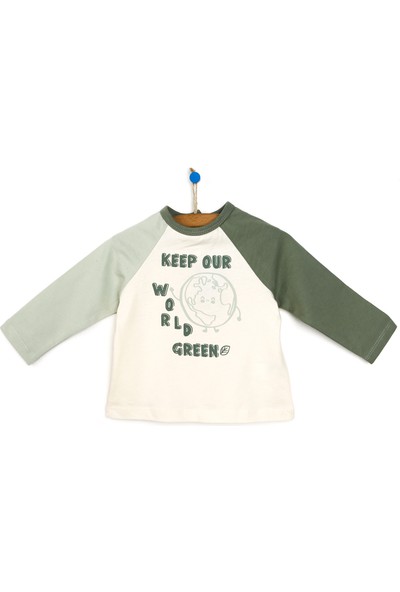 Hello Baby Hellobaby Arkadaşım Dünya Organik Sweatshirt