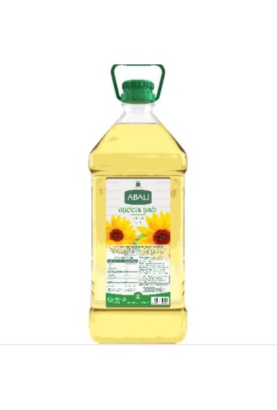 Abalı Ayçiçek Yağı 3 Lt