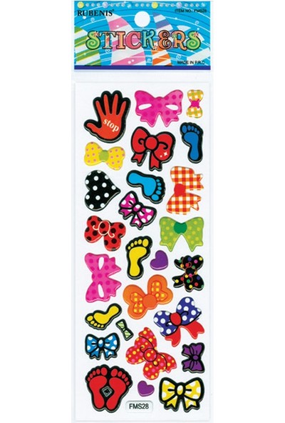 Rubenis Sticker El ve Ayak Figürlü Fms-28 Rubenis Sticker El ve Ayak Figürlü Fms-28